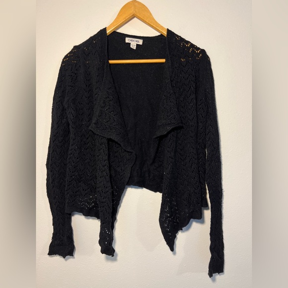 Cherokee | Sweaters | Cherokee Knit Crop Cardigan Xl | Poshmark